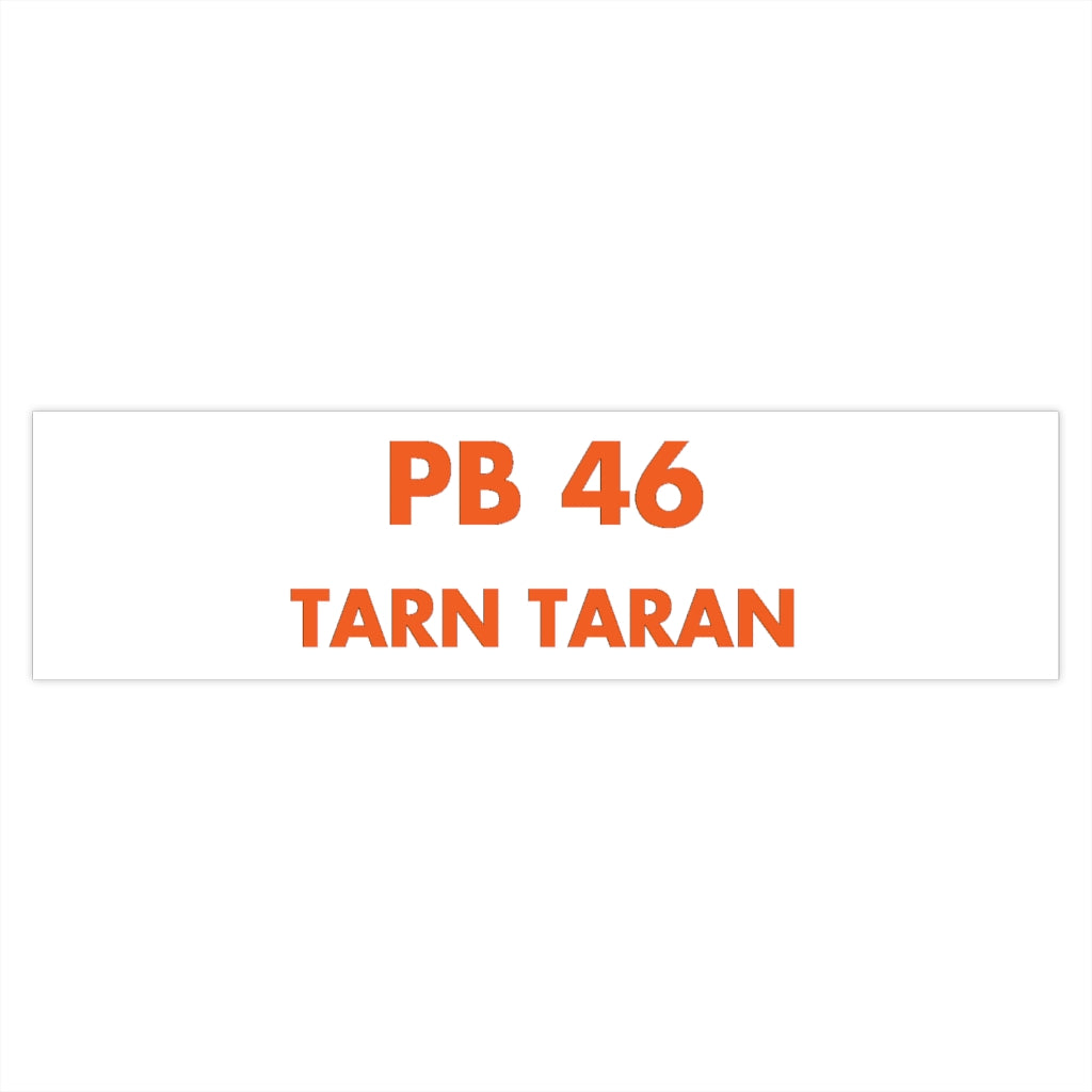 Tarn Taran - Bumper Sticker – PB Zero